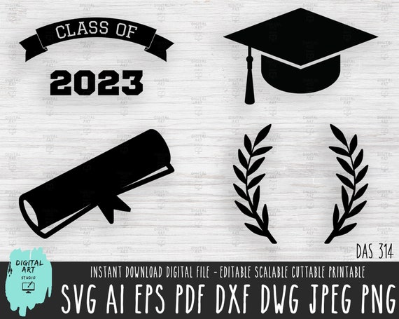 Class of 2023 Solid Bundle SVG Prom Bundle Vector File | Etsy