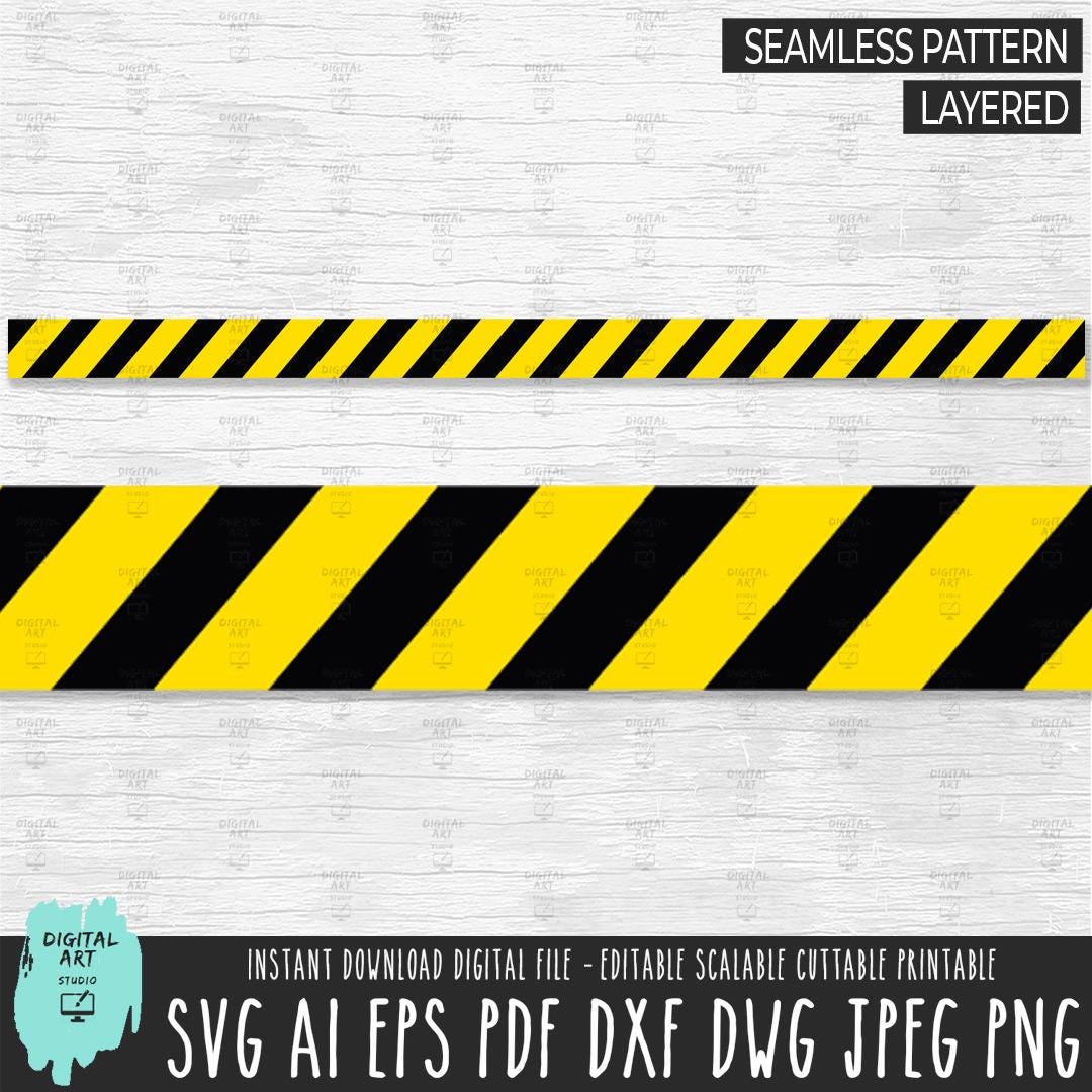 Chevron Warning Line Pattern SVG, Jagged Texture (digital File) - Etsy