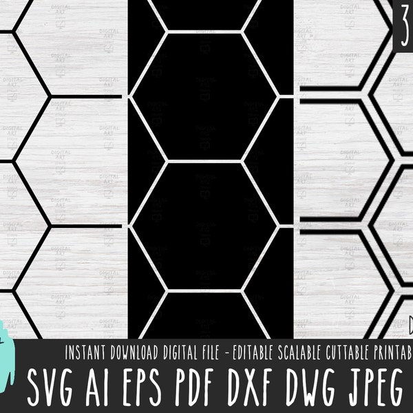 Hexagon Bee Hive Pattern - Etsy