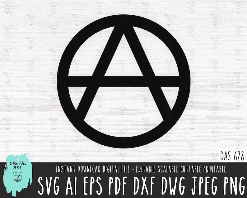 ANARCHY Svg Anarchy Png Anarchy Symbol Printable Anarchist - Etsy