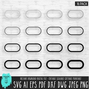 ROUNDED RECTANGLE SVG, Rounded Rectangle Outline Svg, Frame Png ...
