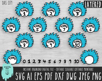 Dr Seuss Thing - Etsy