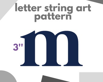 Letter M String Art - Etsy