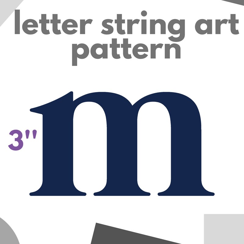 String Art Letters - Etsy