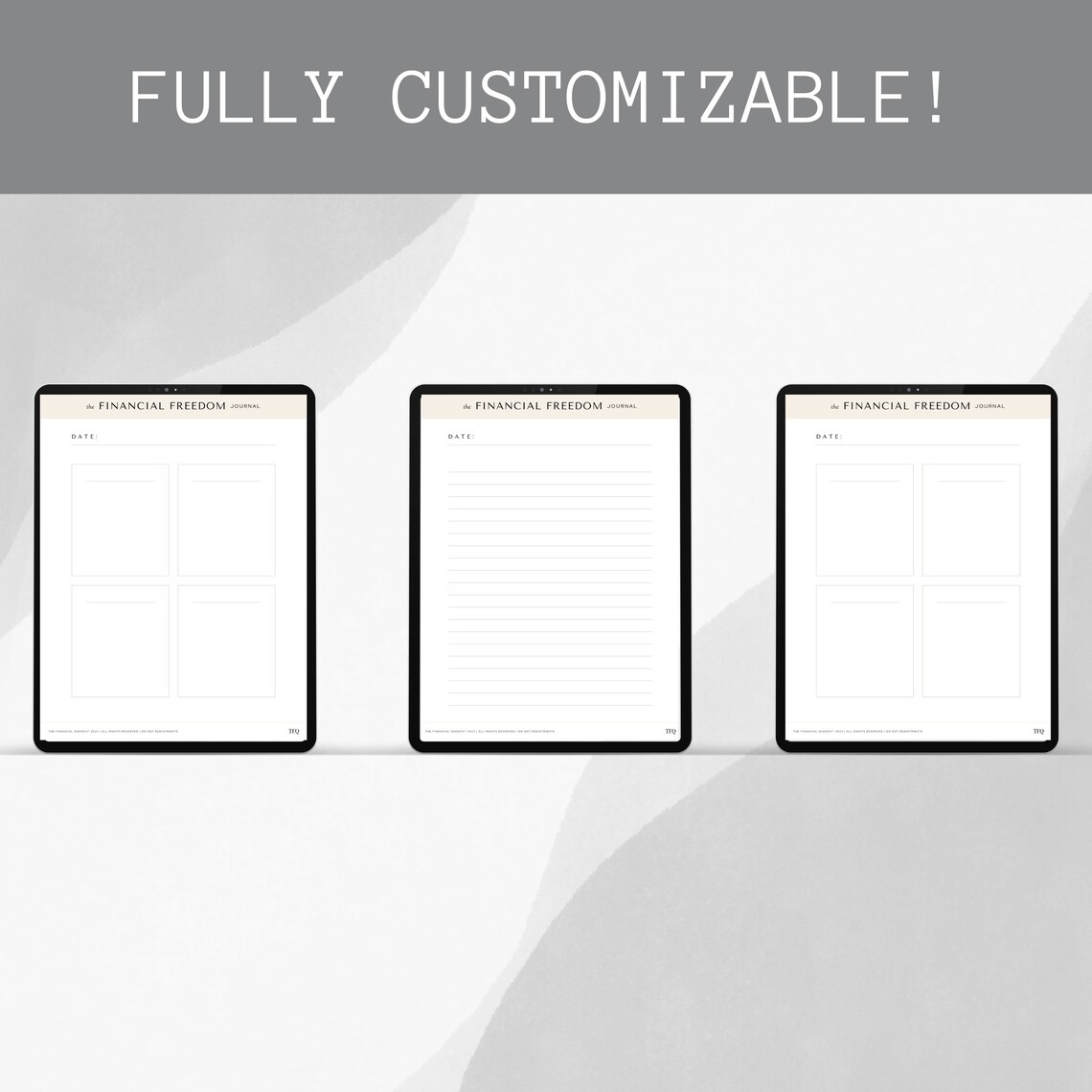 Editable Canva Financial Freedom Journal - Customizable Financial ...