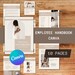 Editable Canva Employee Handbook, Customizable Employee Handbook, Staff ...