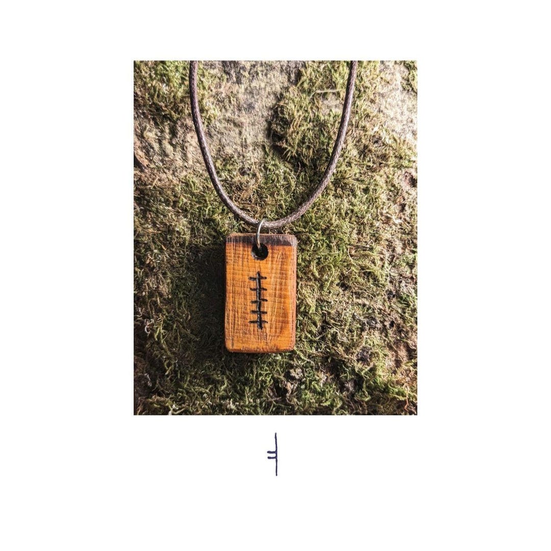 Welsh Yew Wooden Talisman Pendant. Hand Carved Yew From Wales, Cymru ...