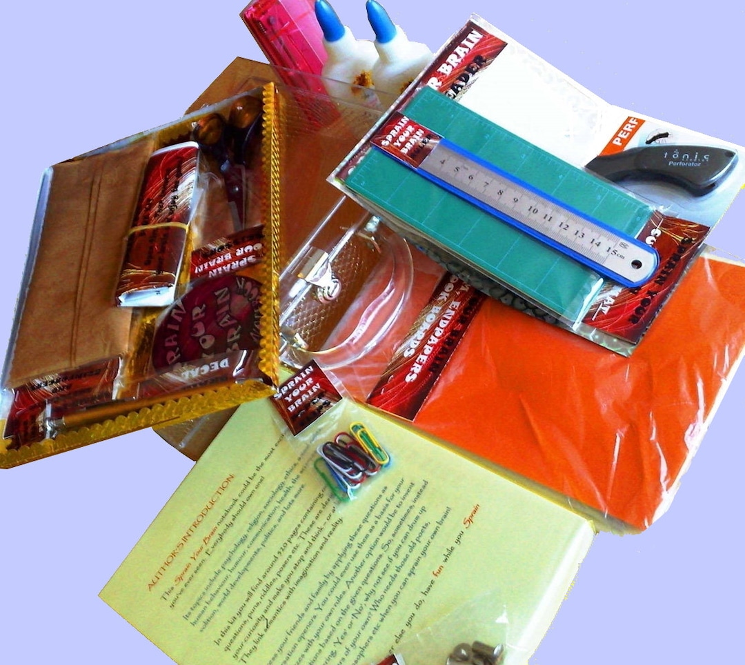 BOOK KIT. Make Your Own Bookpad. Includes Acrylic Case, Around 520 ...