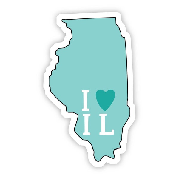 I Love Illinois - Etsy