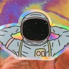 Astronaut Holographic Sticker Laptop Stickers, Waterproof Stickers ...