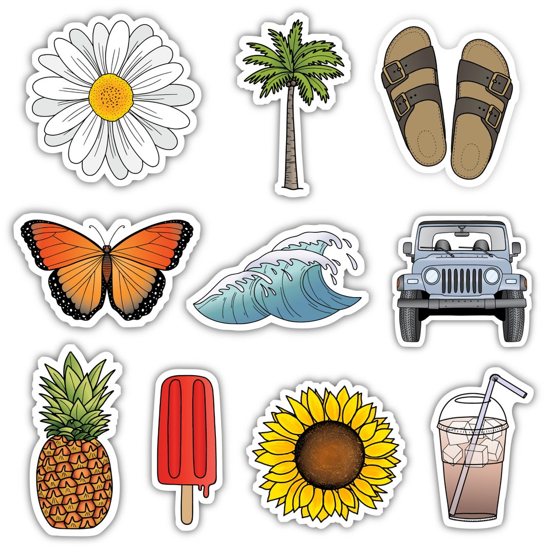 Big Moods VSCO Girl Aesthetic Sticker Pack 10pc - Etsy