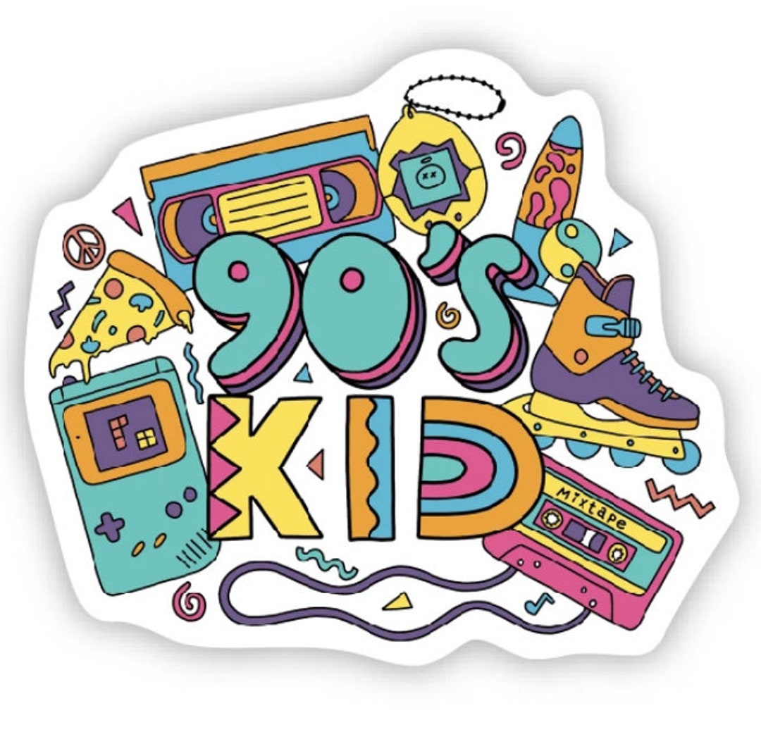 90s Kid Sticker - Etsy