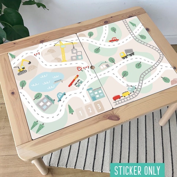 Train Table Decal - Etsy
