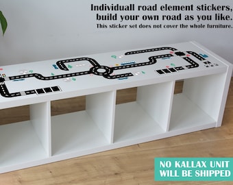 Black Road Sticker Set for IKEA Trofast Storage System trofast ...