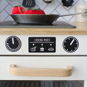 IKEA Duktig Play Kitchen Sticker Set - Black Vinyl Decals - Etsy