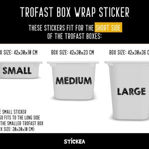 Black and White Wrap Stickers for IKEA Trofast Storage Box ...