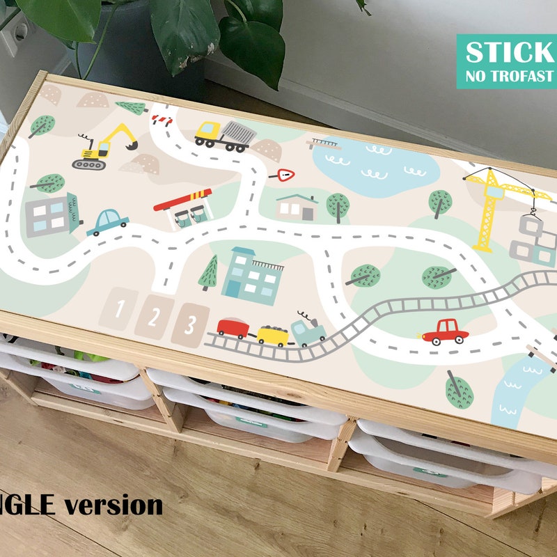 Train Table Decal - Etsy