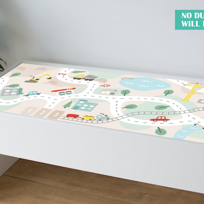 Train Table Decal - Etsy