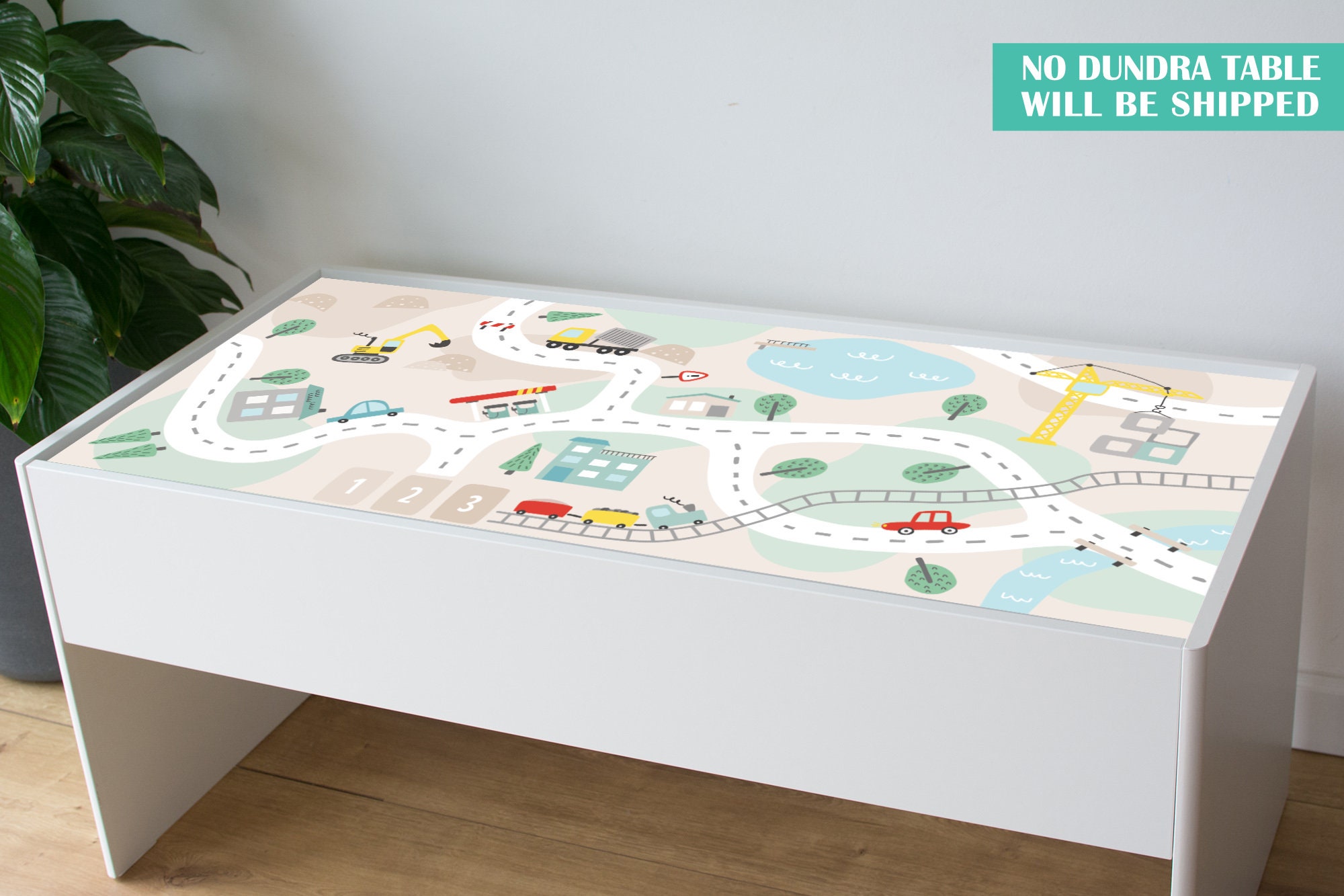 Bohemian Roads Sticker for IKEA Dundra Table sticker Only - Etsy