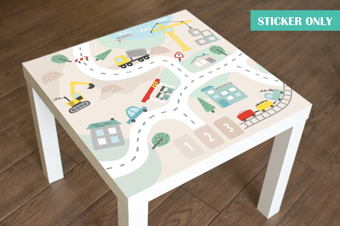 IKEA LACK Table Decal, Bohemian Roads (table NOT Included) - Etsy