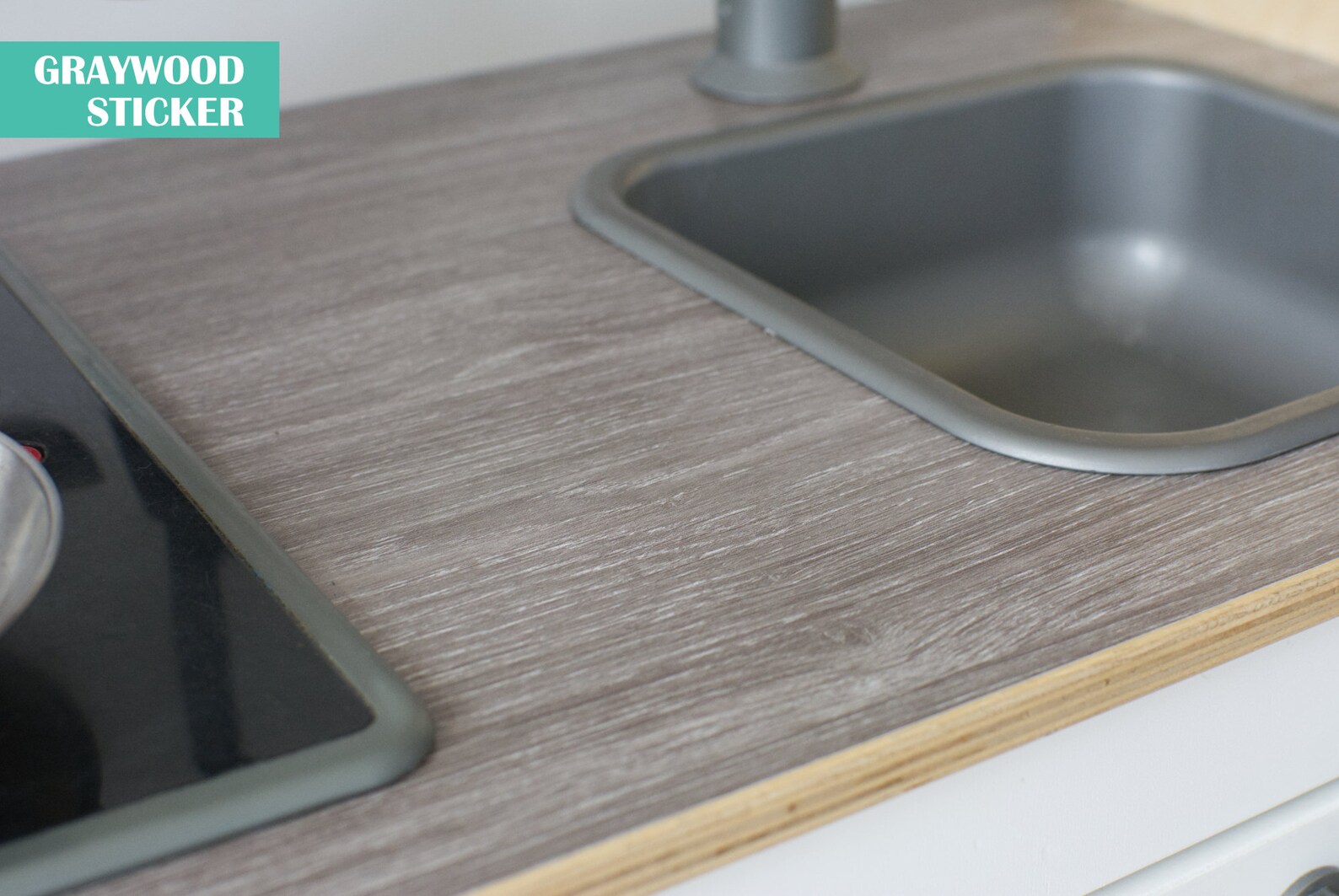 Wooden Countertop Sticker for IKEA Duktig Play Kitchen Sand | Etsy