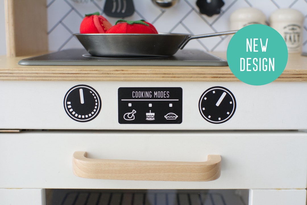 Stove Buttons and Display Stickers for IKEA Duktig Play Kitchen (play ...