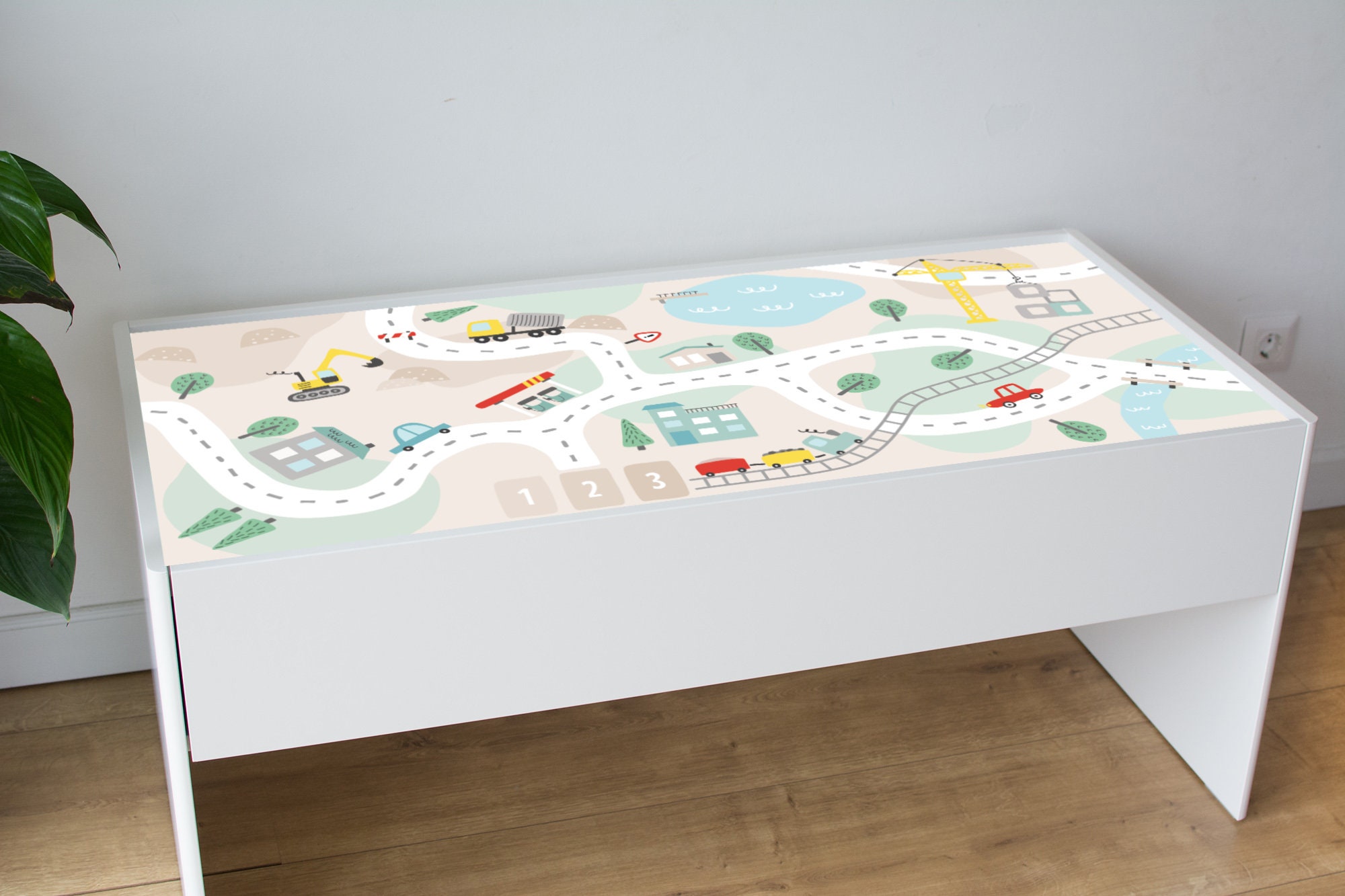 Bohemian Roads Sticker for IKEA Dundra Table sticker Only - Etsy