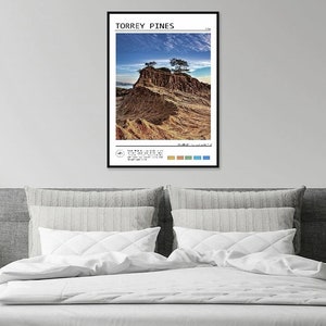 Torrey Pines Poster, San Diego Poster, Torrey Pines Decor, Travel ...