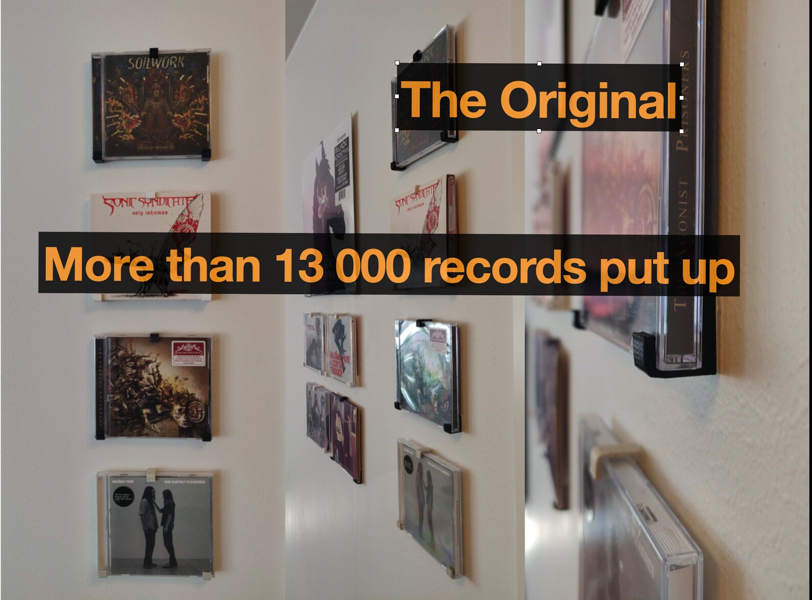 Minimalist CD Wall Mounts - Etsy