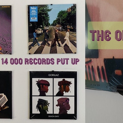 Record Props Vinyl Display Album Wall Mount Now Playing - Etsy