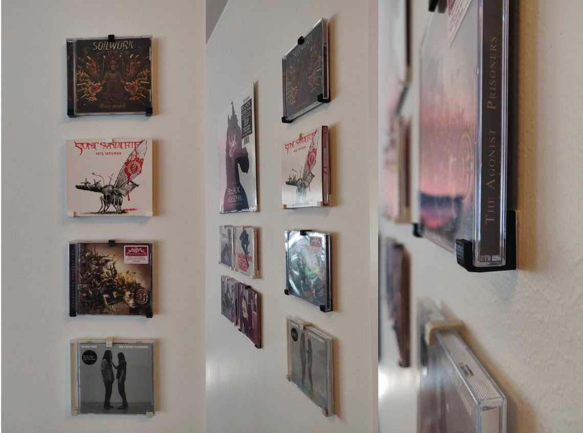 Minimalist CD Wall Mounts - Etsy