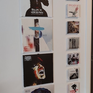 Minimalist CD Wall Mounts - Etsy