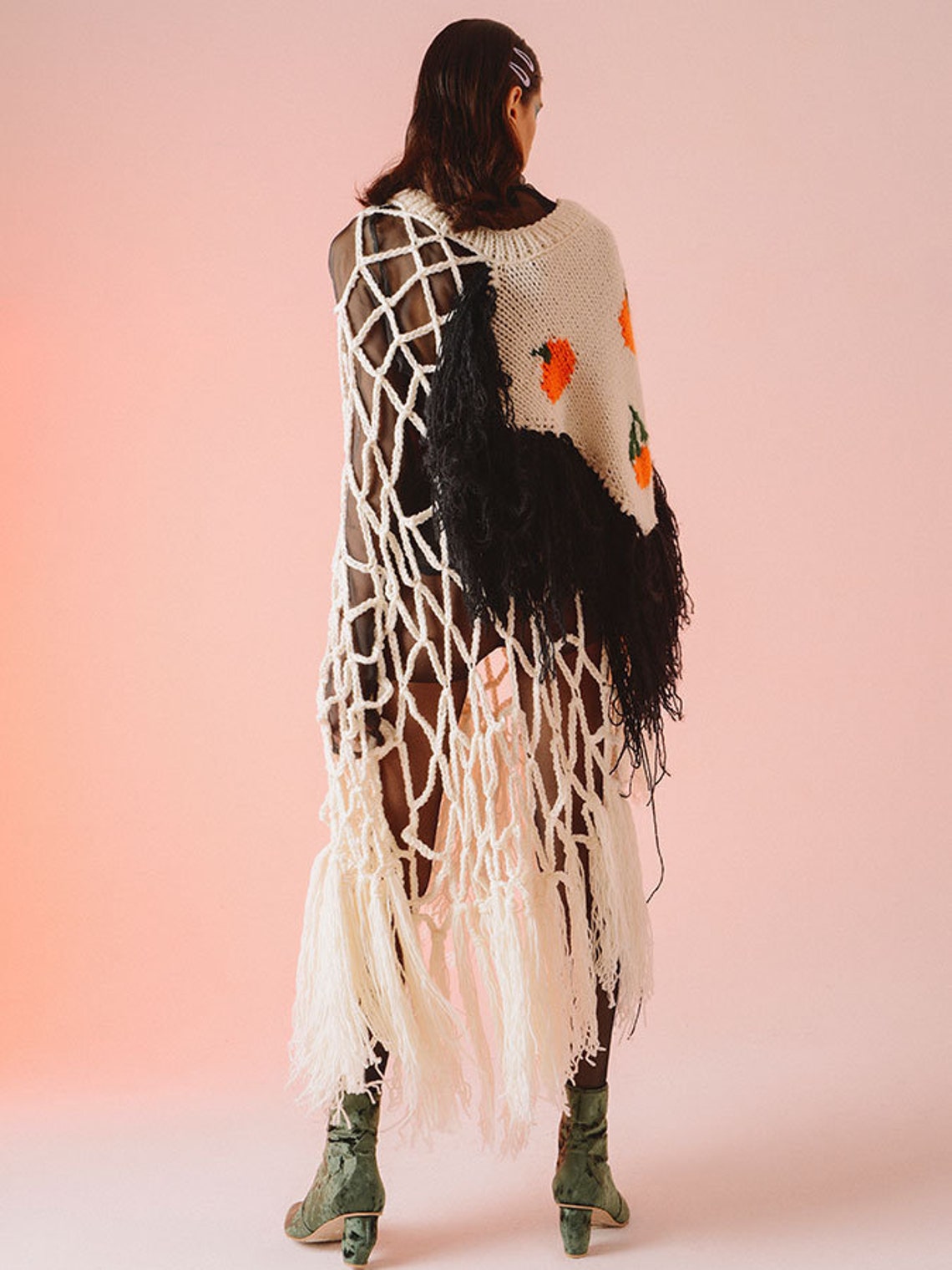 Fishnet Tangerine Jacket made to Order - Etsy
