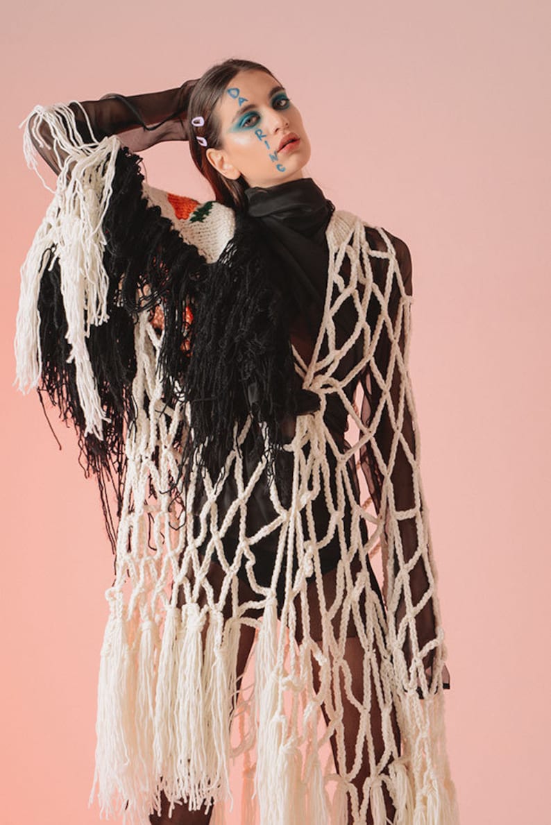 Fishnet Tangerine Jacket (made to Order) - Etsy