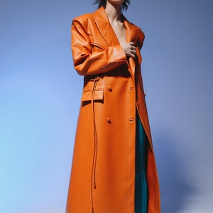 Long Brown Coat made to Order - Etsy