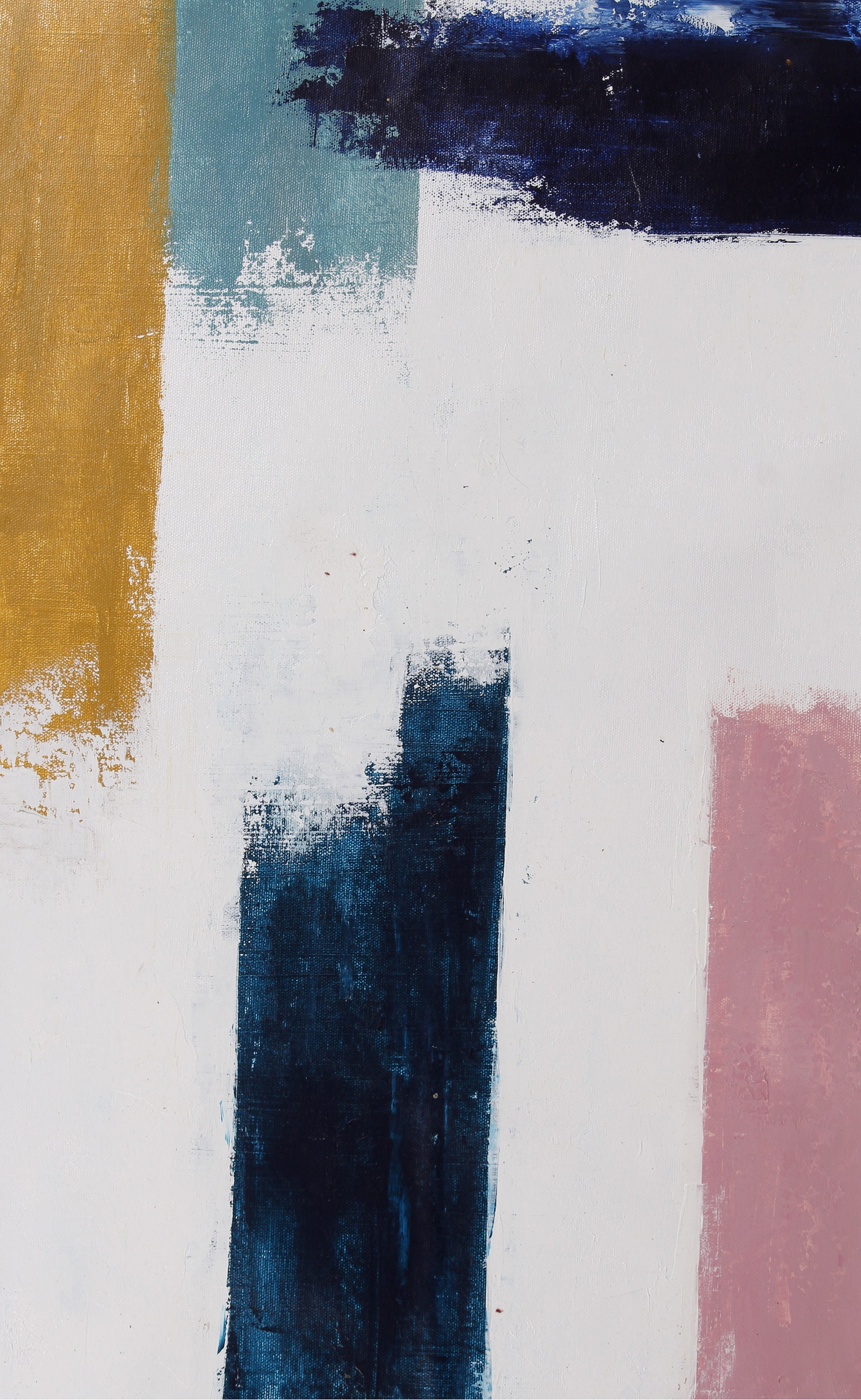 Abstract Painting Blue and Pink Abstract Painting Extra - Etsy