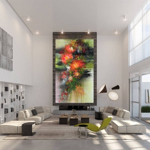 Modern Contemporary Artwork Extra Large Wall Art Original - Etsy