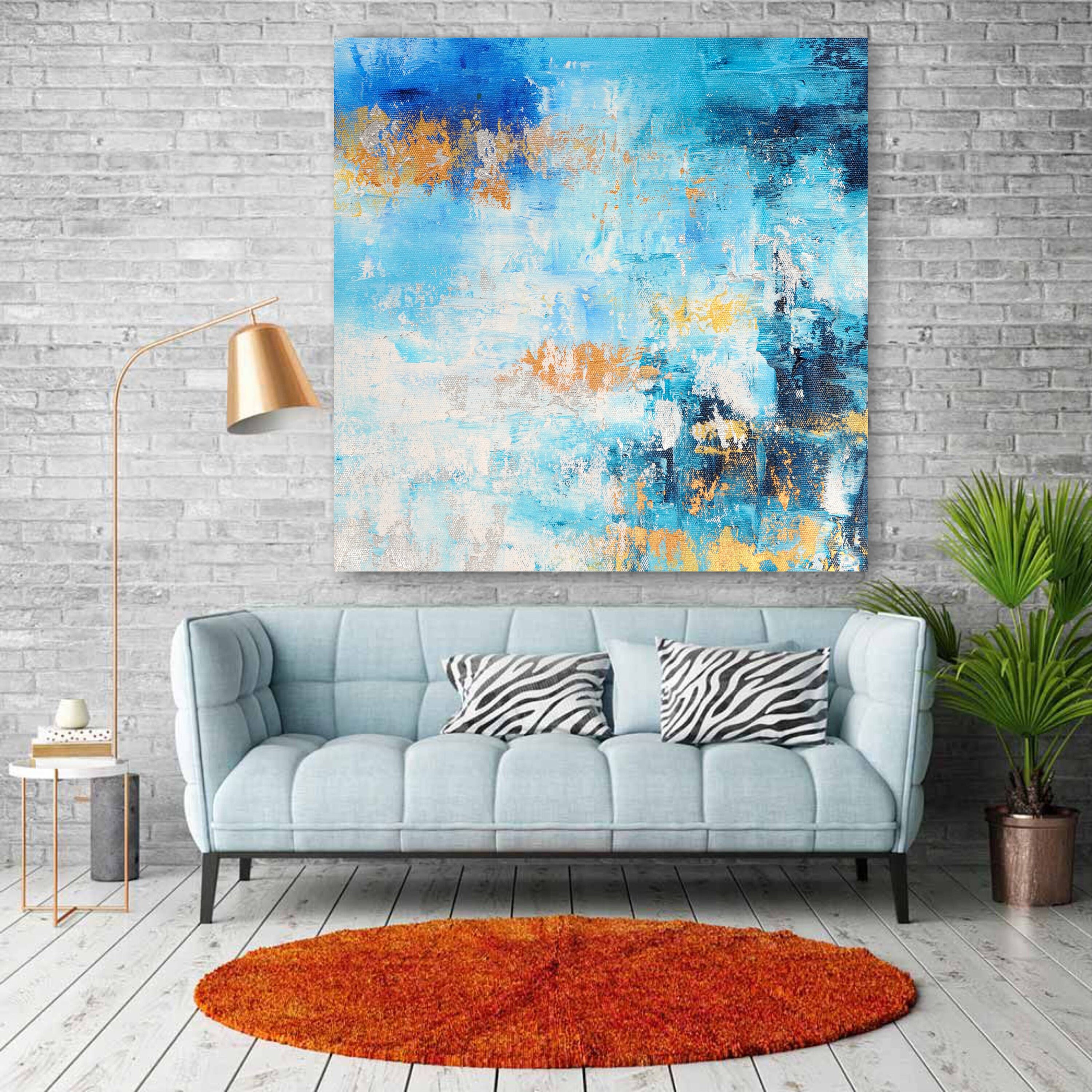 Extra Large Abstract Painting Original Large Acrylic Canvas - Etsy