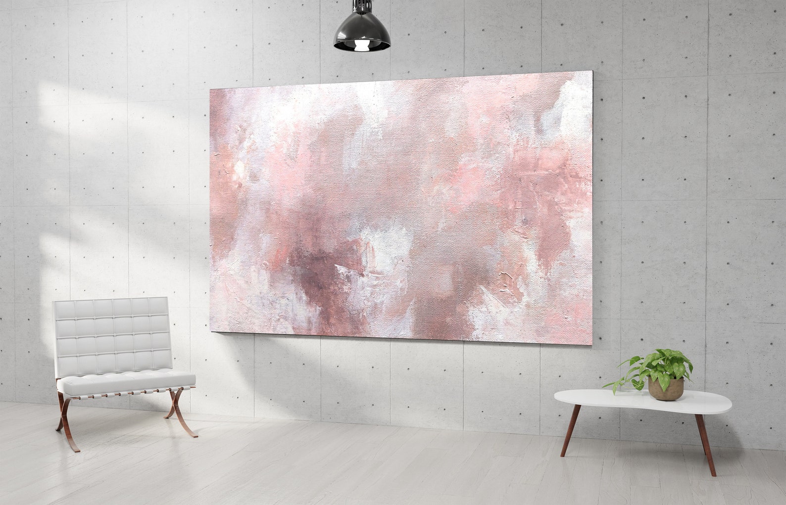 Pink Abstract PaintingAbstract Canvas Painting Extra Large | Etsy