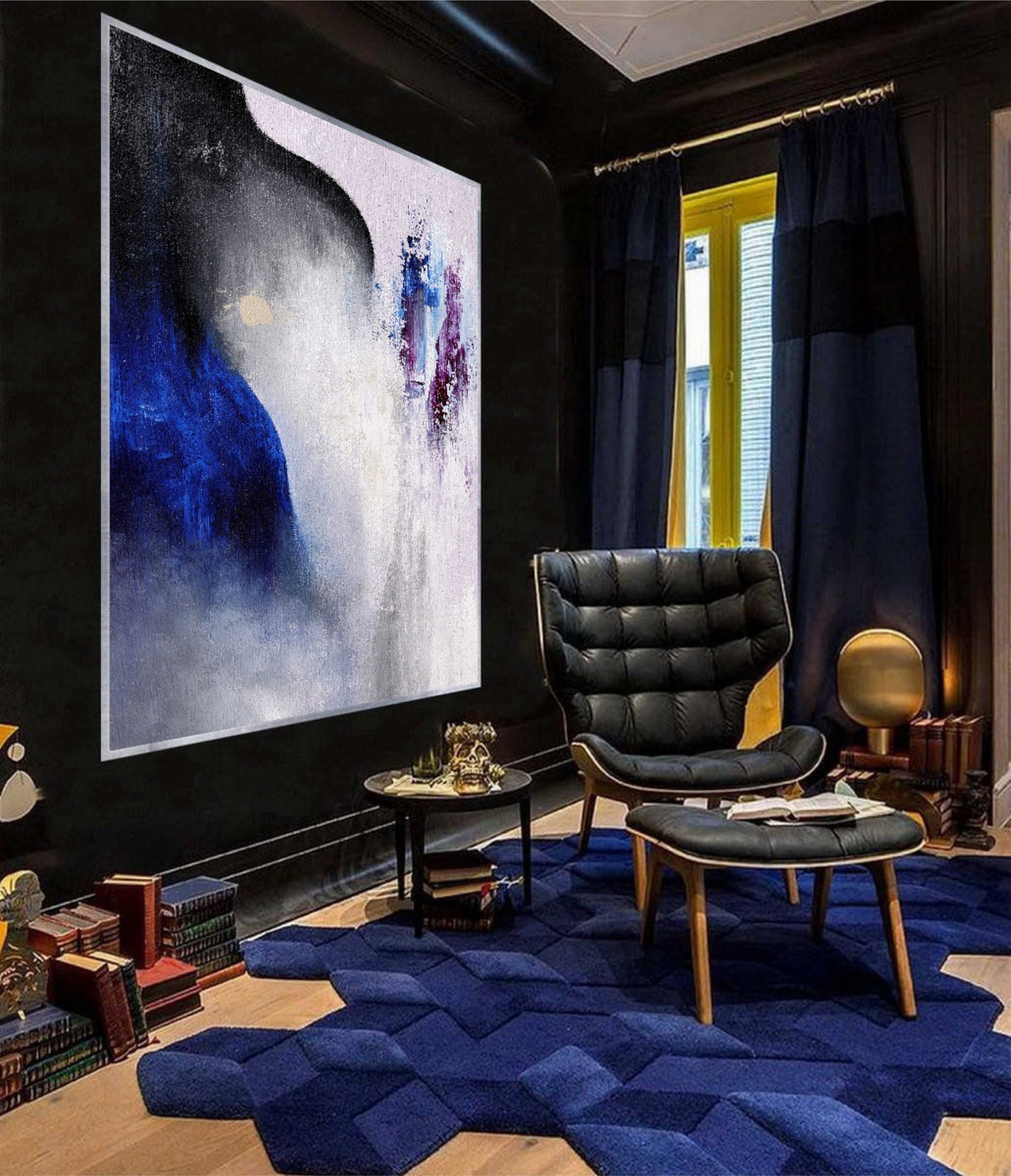 Modern abstract wall art Abstract paintings on canvas original | Etsy