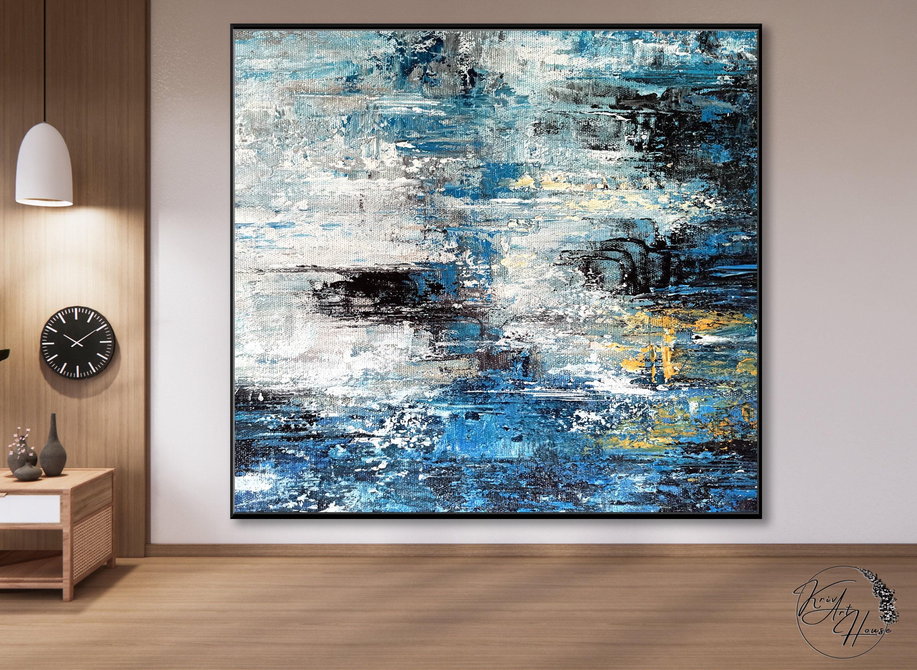 Oversized Abstract Wall Art, Abstract Painting, Extra Large Wall Art ...