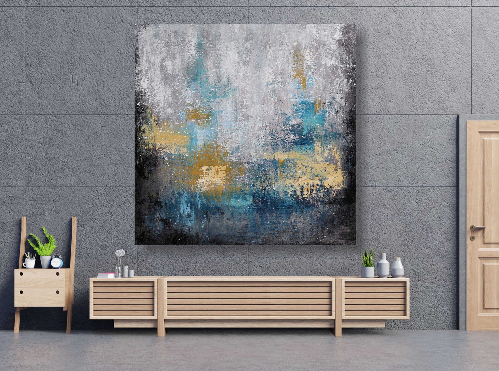 Oversize Abstract Art Abstract Painting Wall Canvas Painting | Etsy