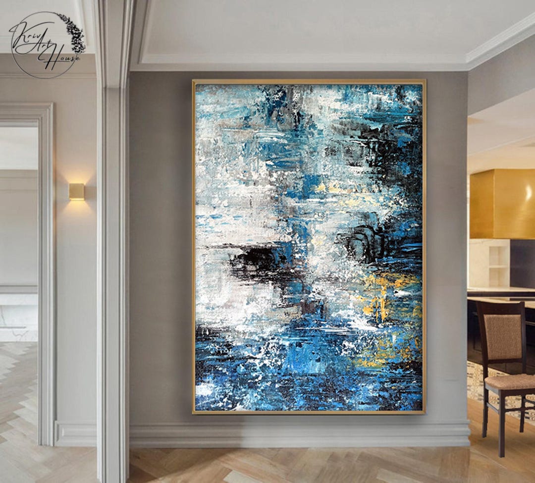 Oversized Abstract Wall Art, Abstract Painting, Extra Large Wall Art ...
