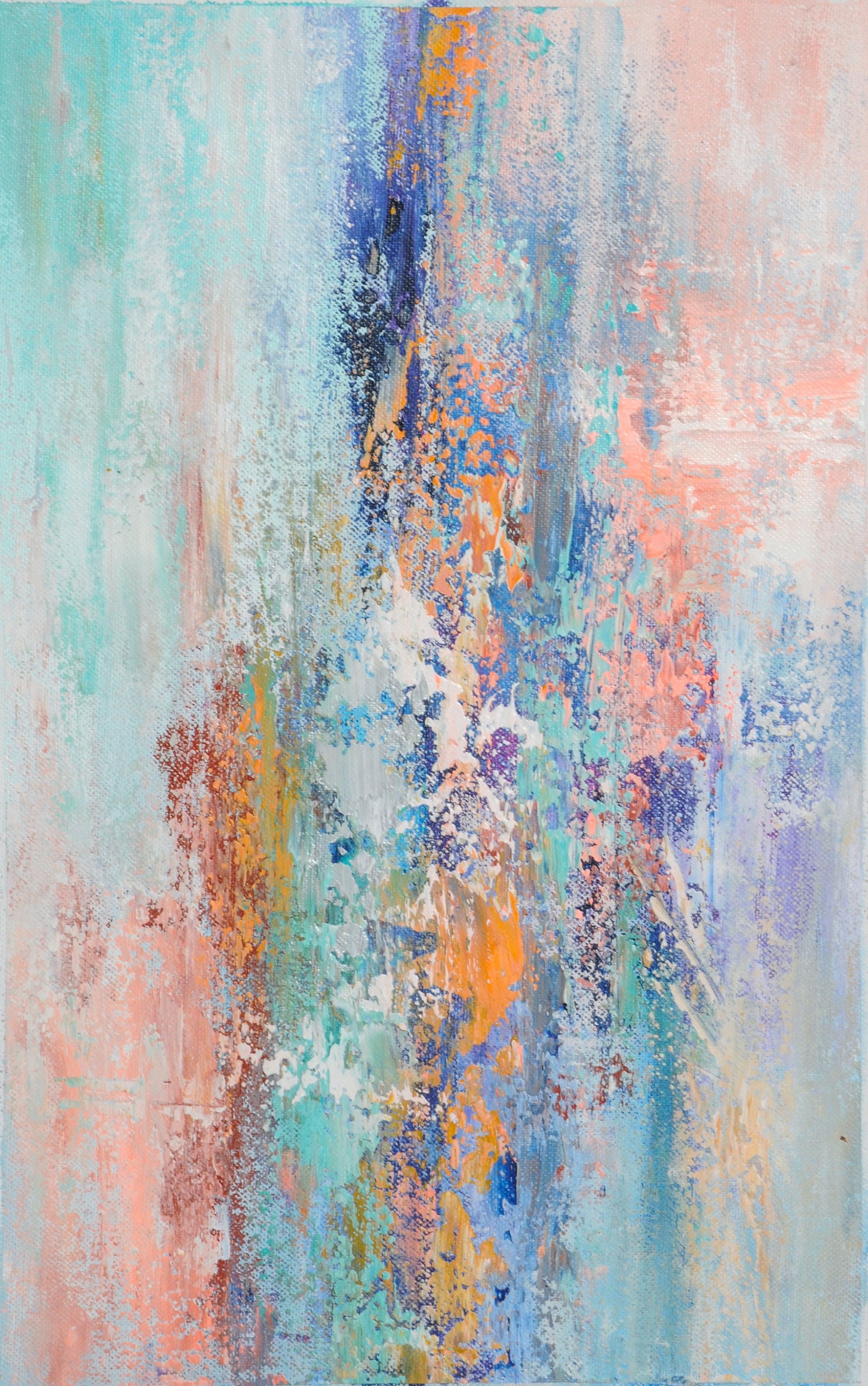 Colourful Abstract Painting on Canvas Acrylic Painting - Etsy