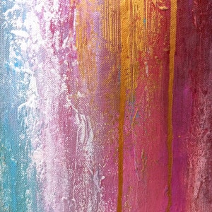 Pink Acrylic Oil Painting Original Abstract Painting Large - Etsy