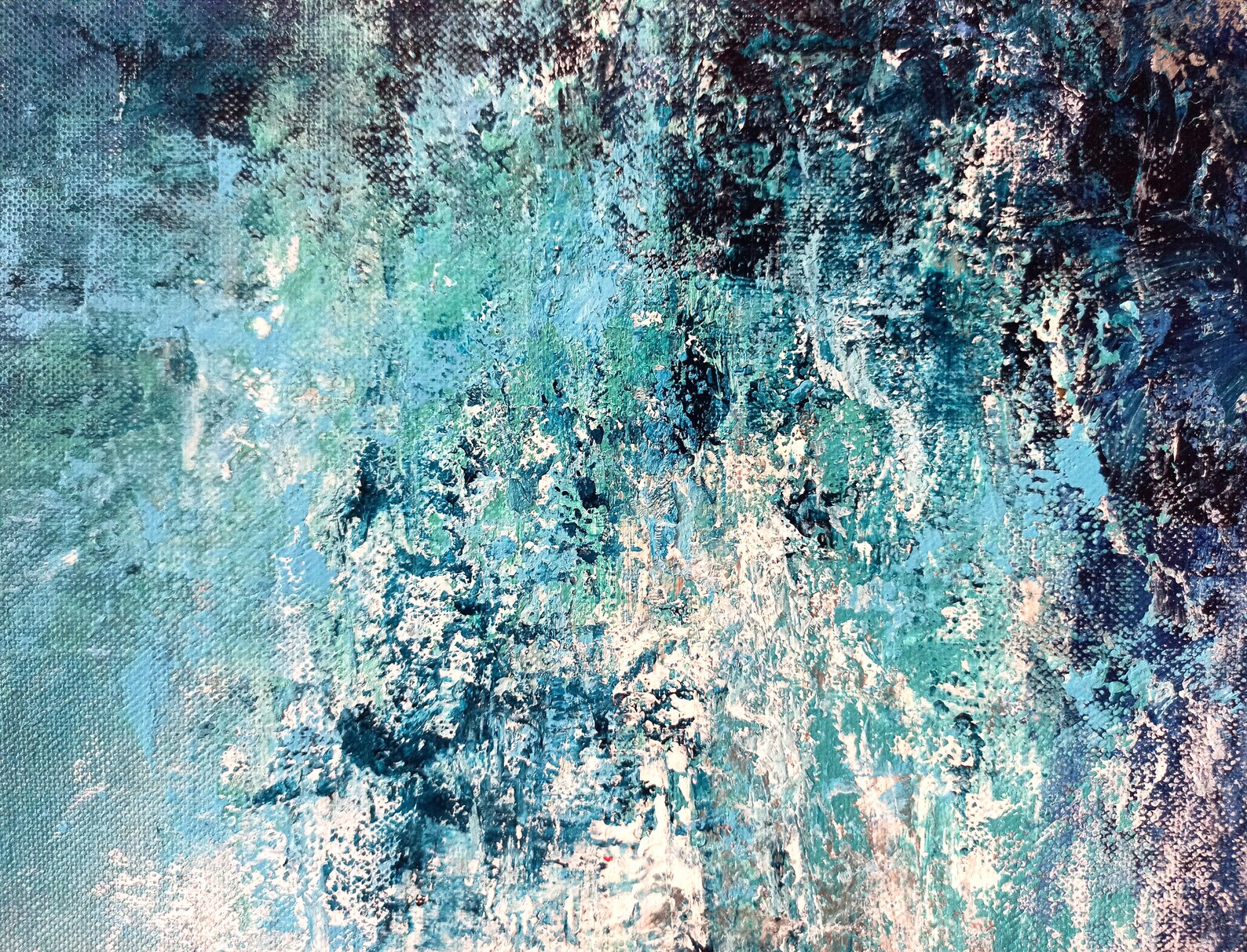 Blue And Grey Abstract Painting Extra Large Painting | Etsy