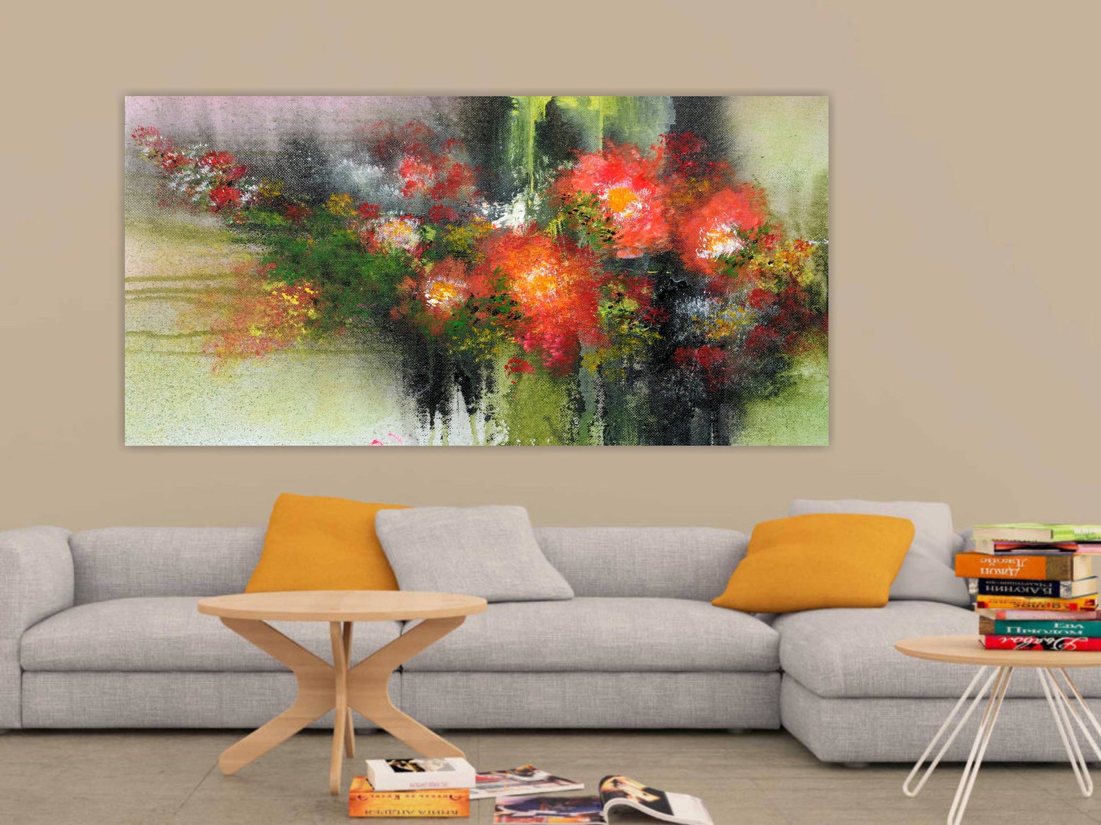 Modern Contemporary Artwork Extra Large Wall Art Original | Etsy UK