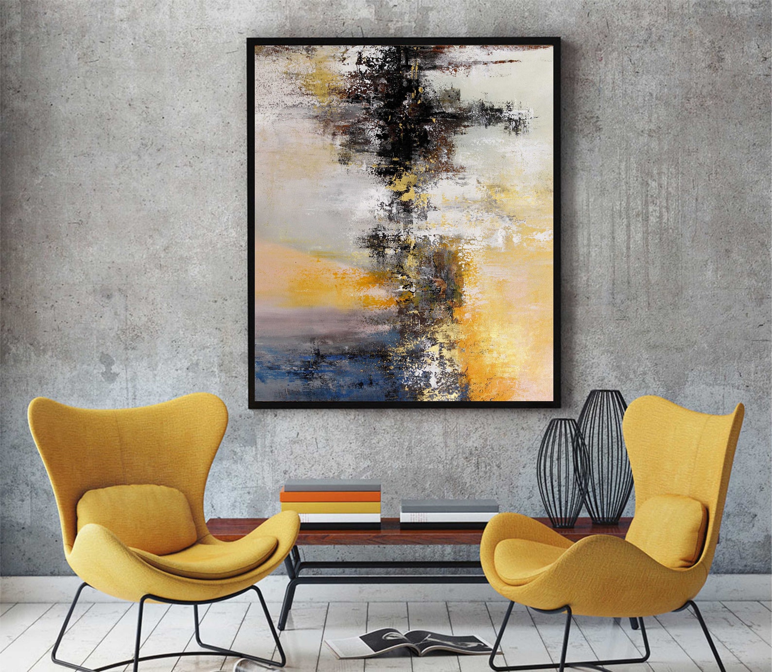 Original Abstract Oil Painting Abstract Paintings on Canvas - Etsy