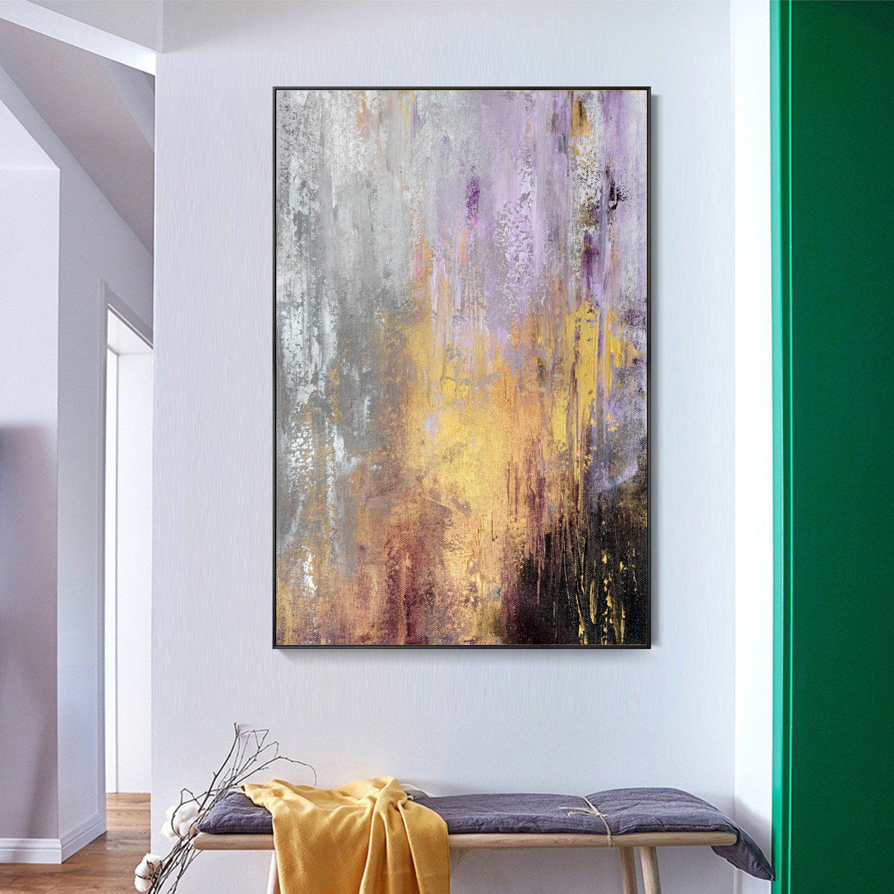 Textured Abstract Painting Large Acrylic Painting Original - Etsy