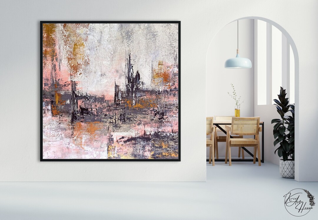 Original Wall Hanging Contemporary Art Home Gym Decor Abstract Wall Art ...